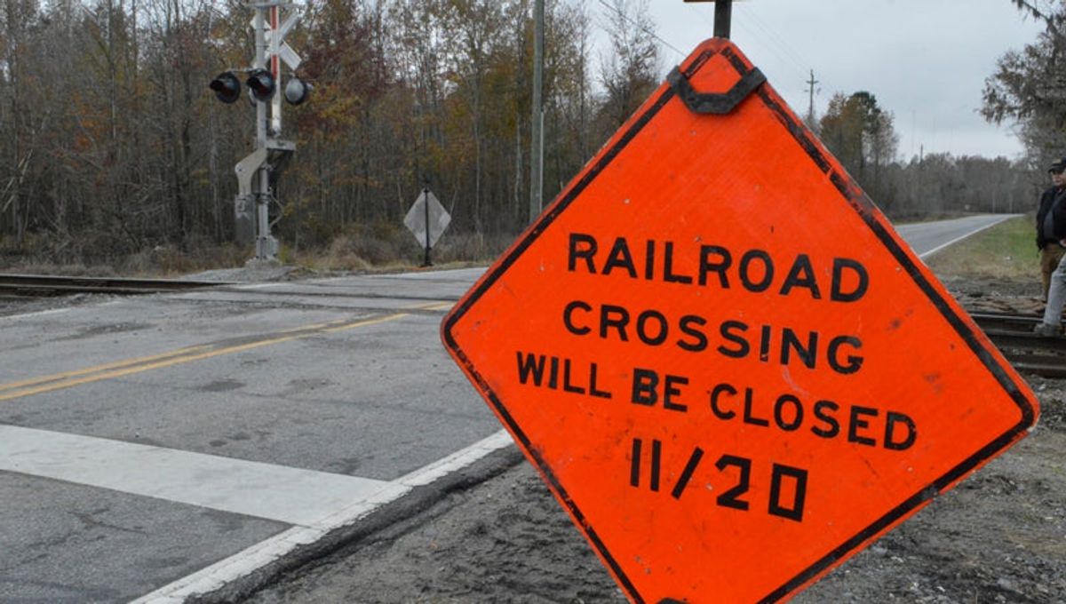 Local intervention delays railroad crossing closure