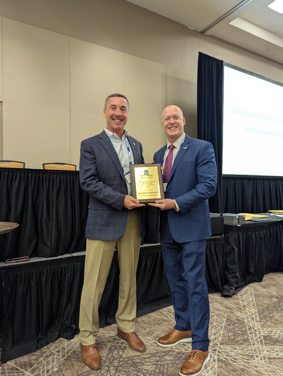 Jonathan Russell named Municipal Manager of the Year