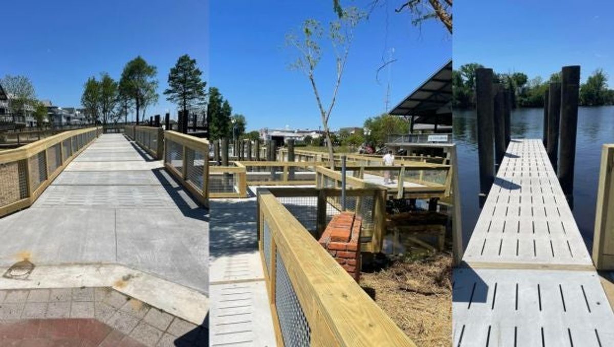 Boardwalk improvement project completed in downtown Washingt...