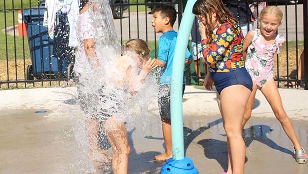 City of Washington's splash pad officially open for play