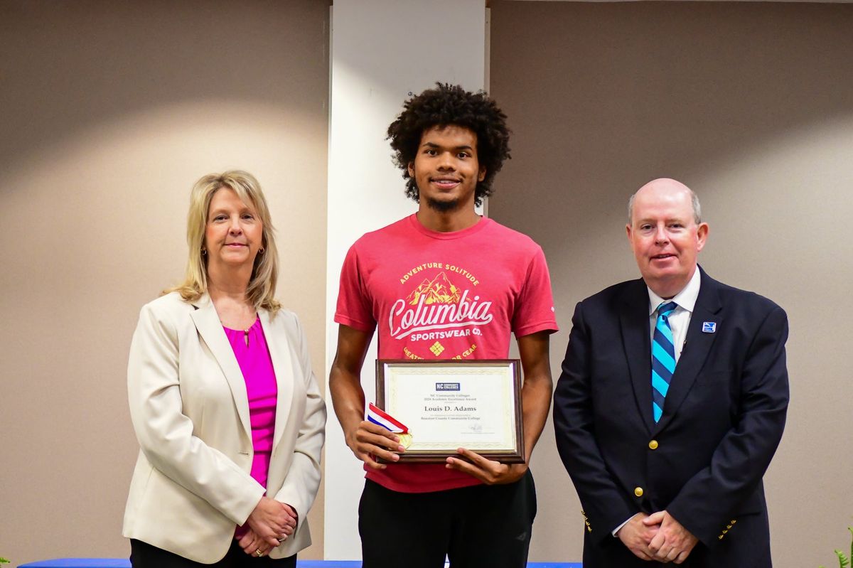 Honor students recognized, Louis Adams wins Academic Excellence Award