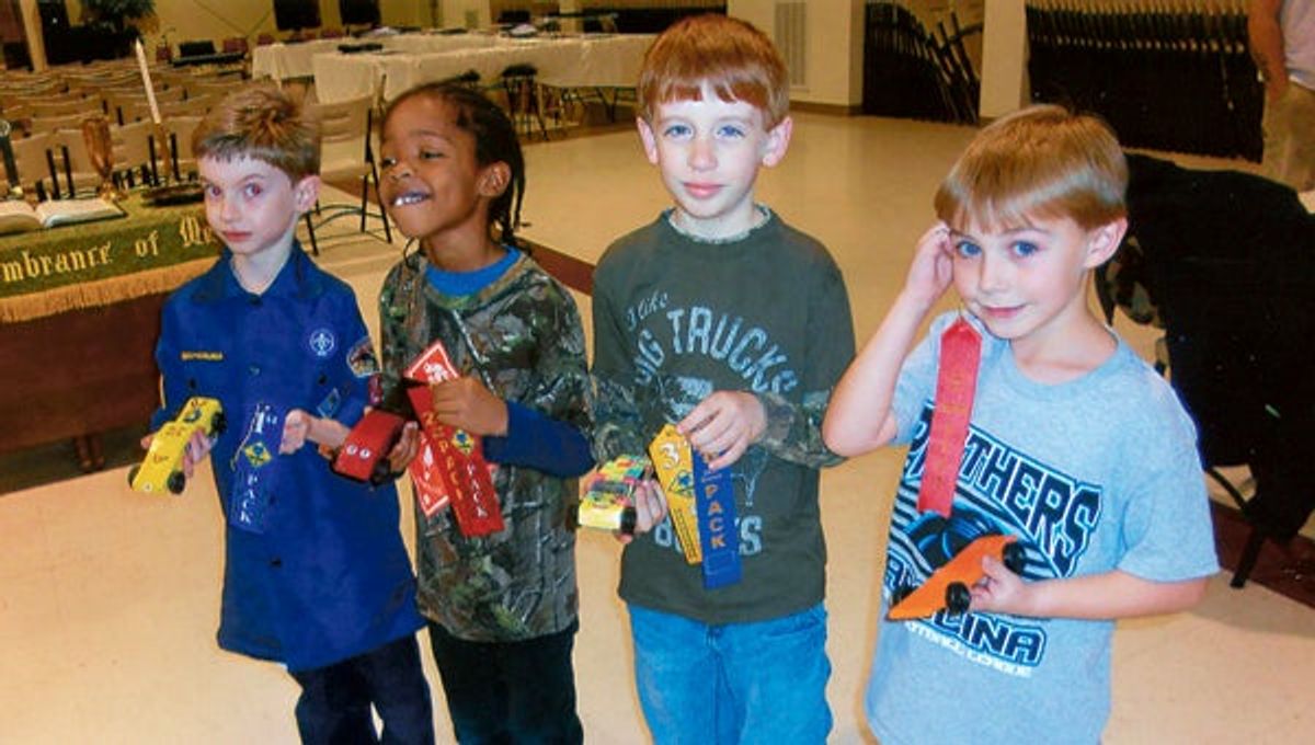 Cub Pack 21 holds Pinewood Derby