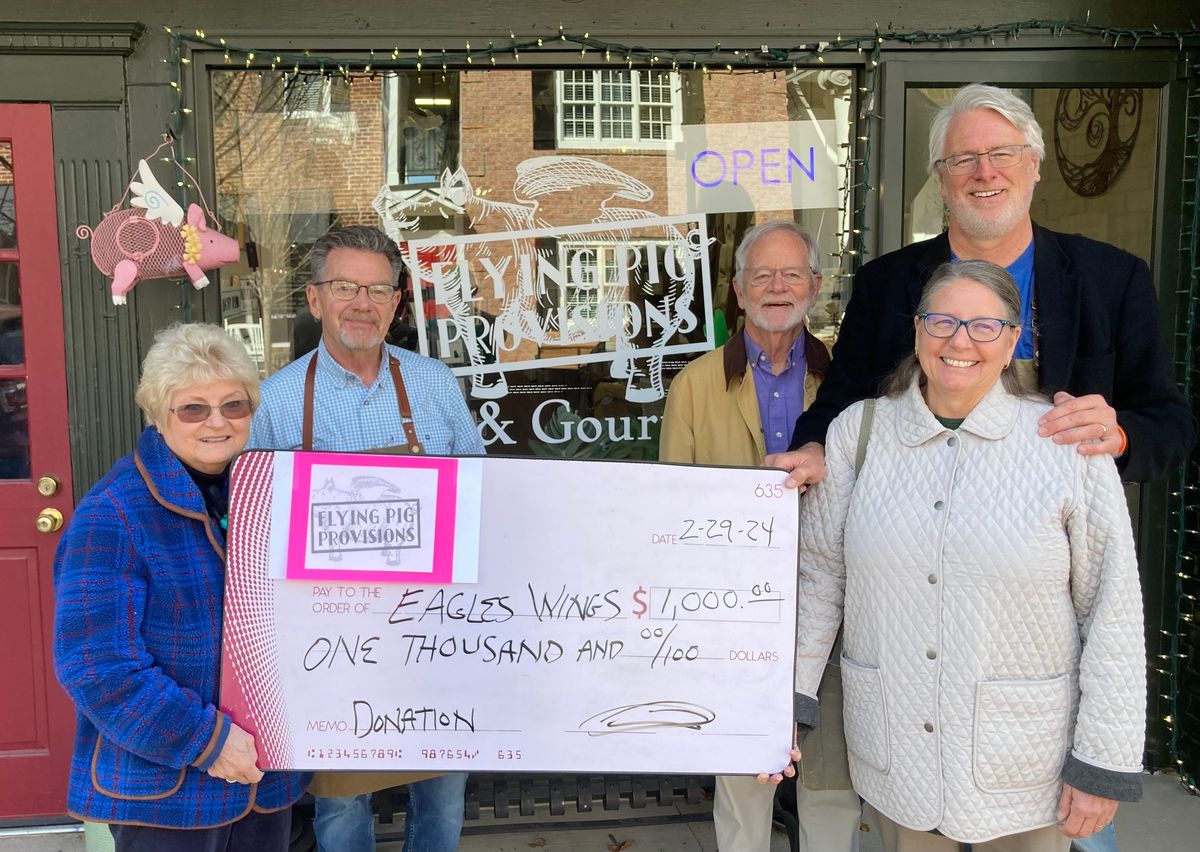 Flying Pig Provisions donates to Eagles Wings
