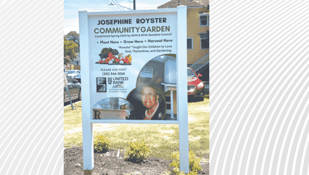 Ribbon cutting held for Josephine Royster Community Garden
