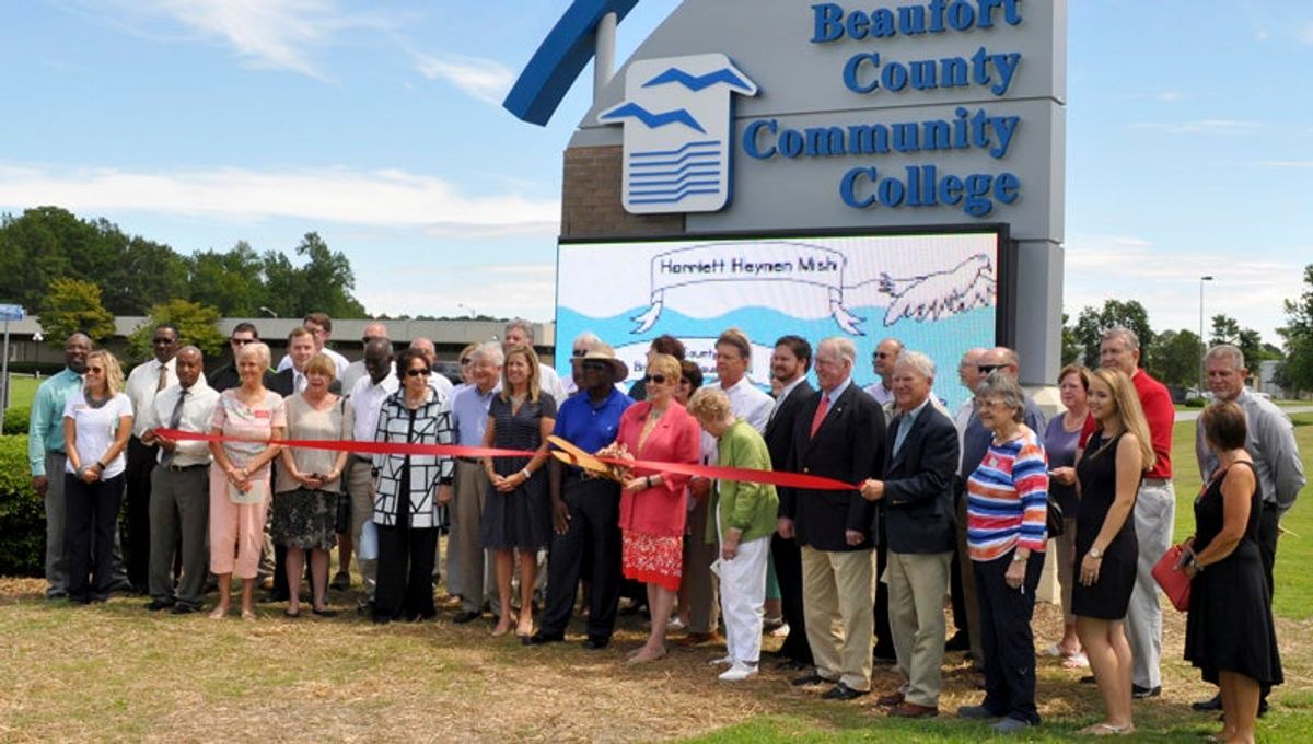 BCCC celebrates completion of digital sign