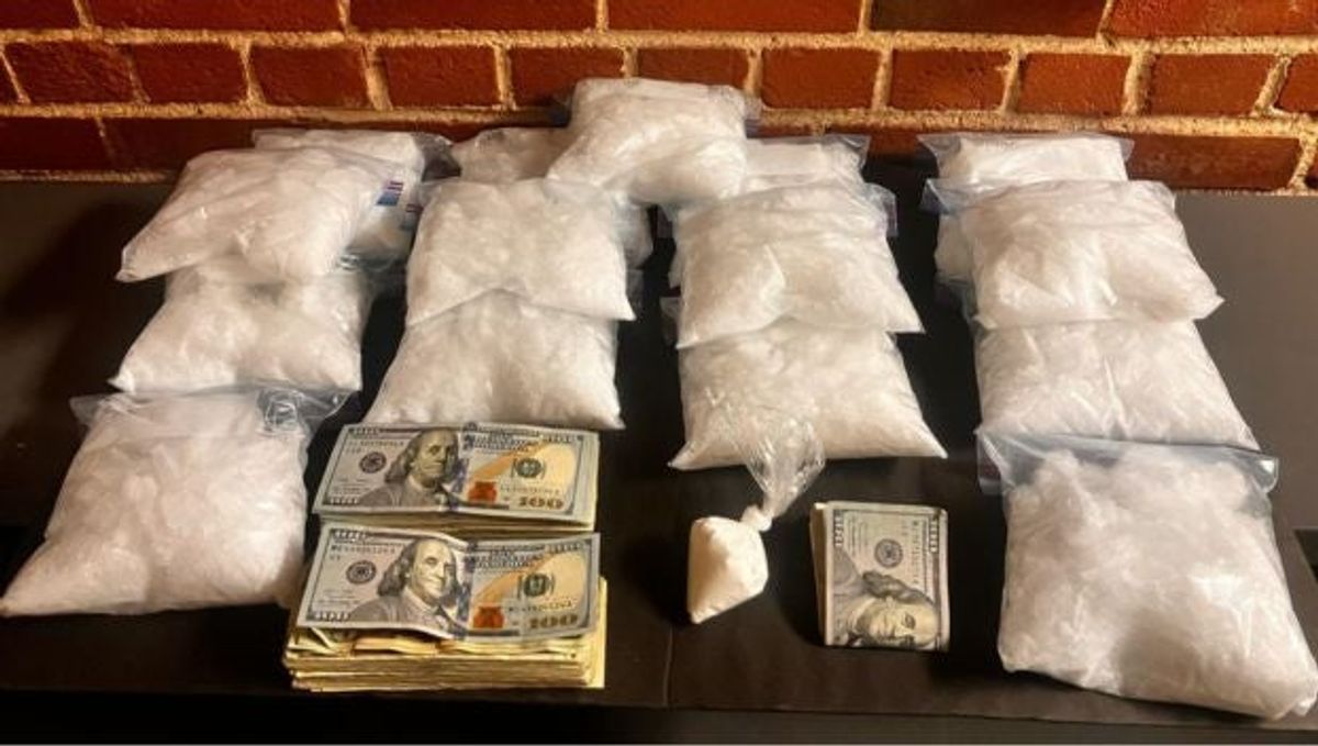 Crystal meth, fentanyl, marijuana, cash and firearms seized ...