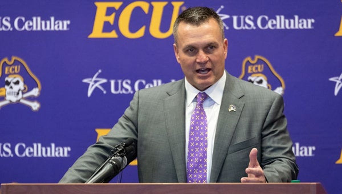ECU introduces Mike Houston as new football coach