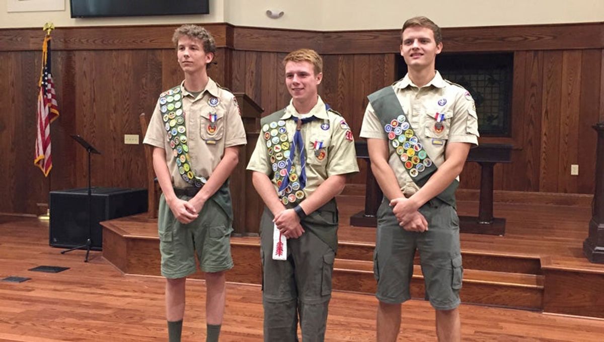 Four local boys earn Eagle Scout rank