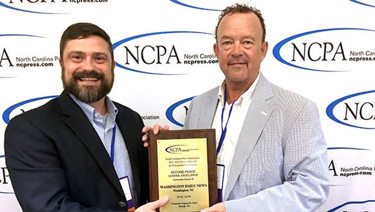 Washington Daily News recognized for excellence