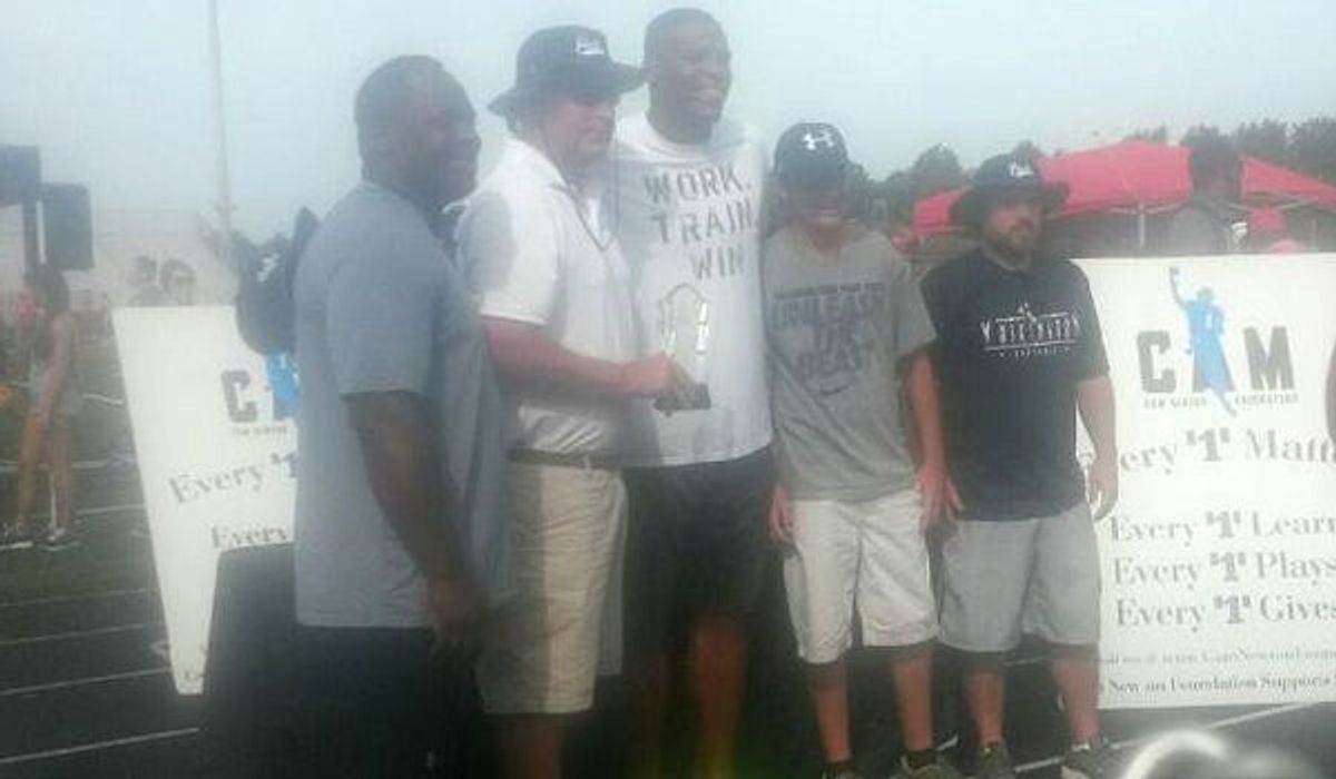 Pam Pack participates in Cam Newton 7-on-7 Tournament