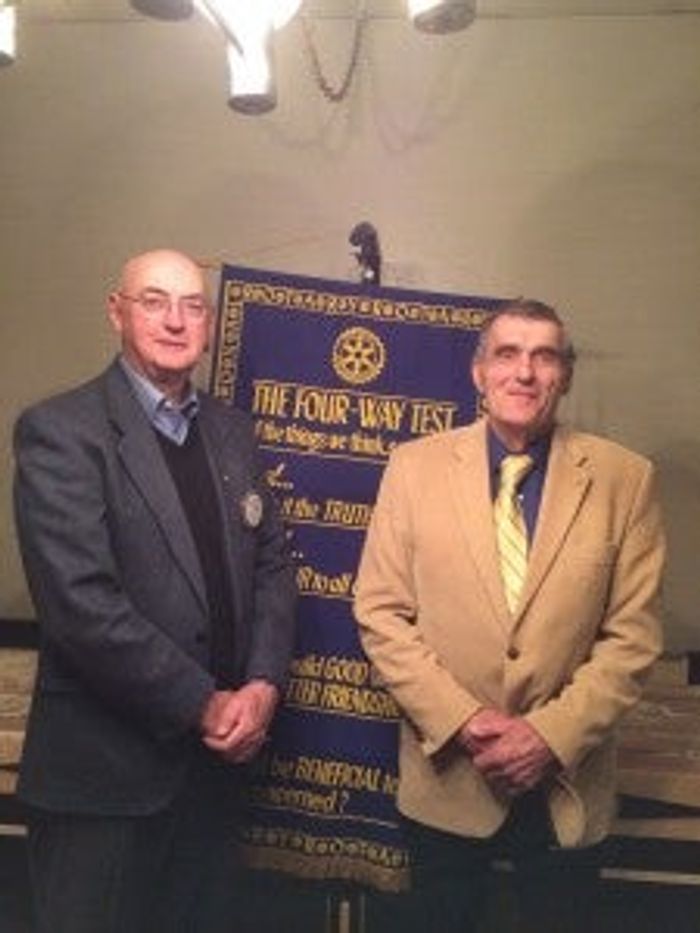 Washington (evening) Rotary hears from veteran Rotarian