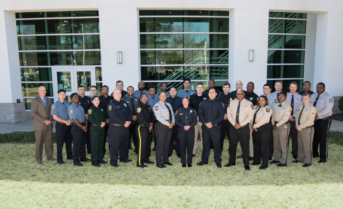 32 complete ECC law enforcement training