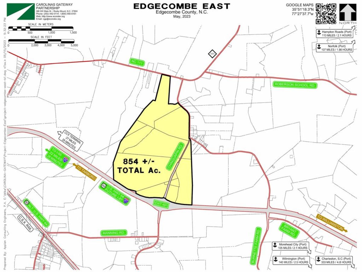 Edgecombe County establishes 854-acre business park