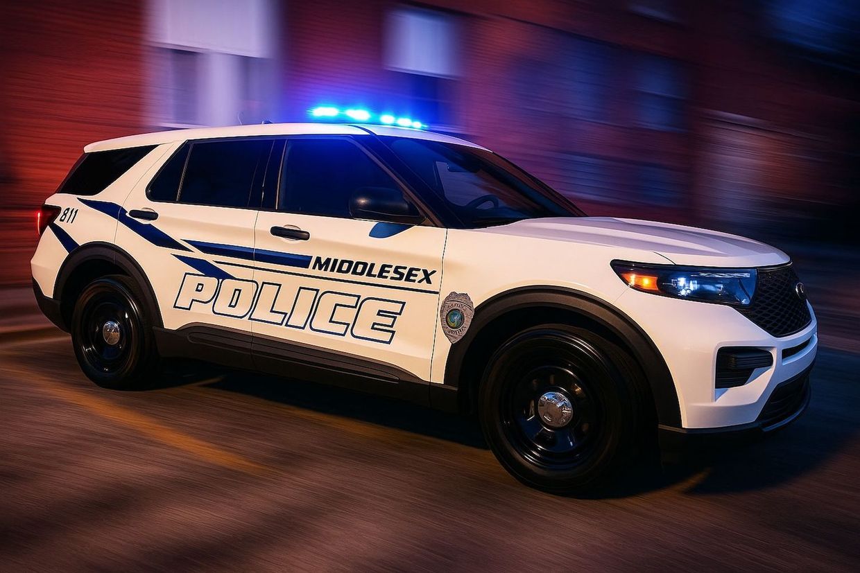 2 arrested in Middlesex police chase