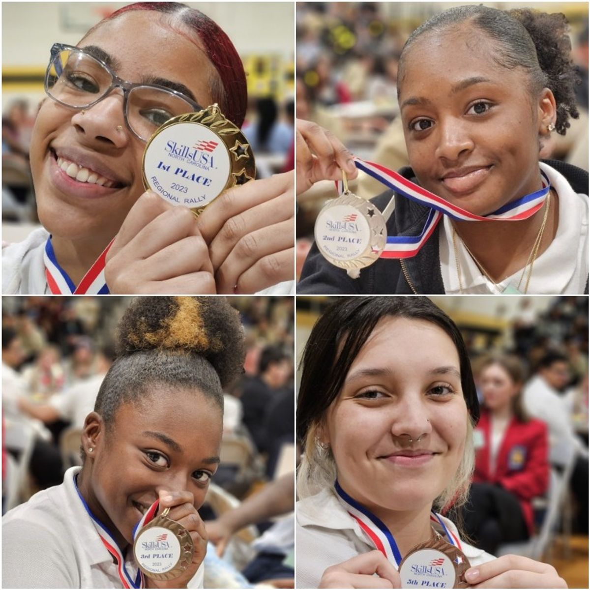 Cosmetology students earn awards in skills competition