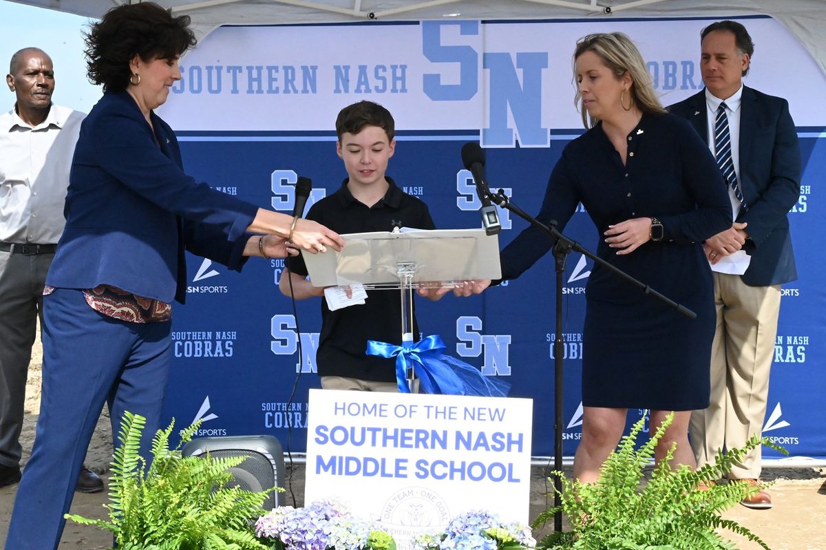 Officials break ground on new Southern Nash Middle School
