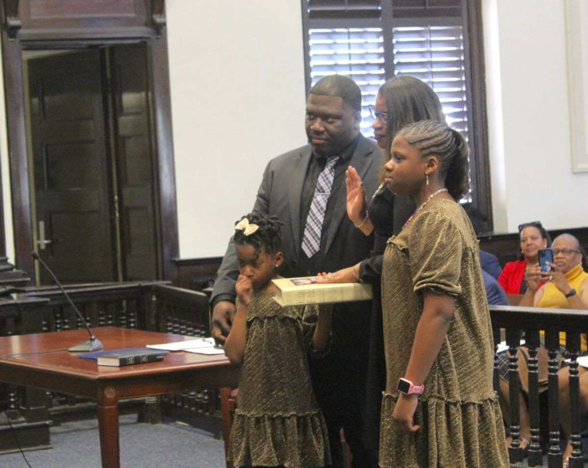 Alicia Slaughter sworn in as District Court judge