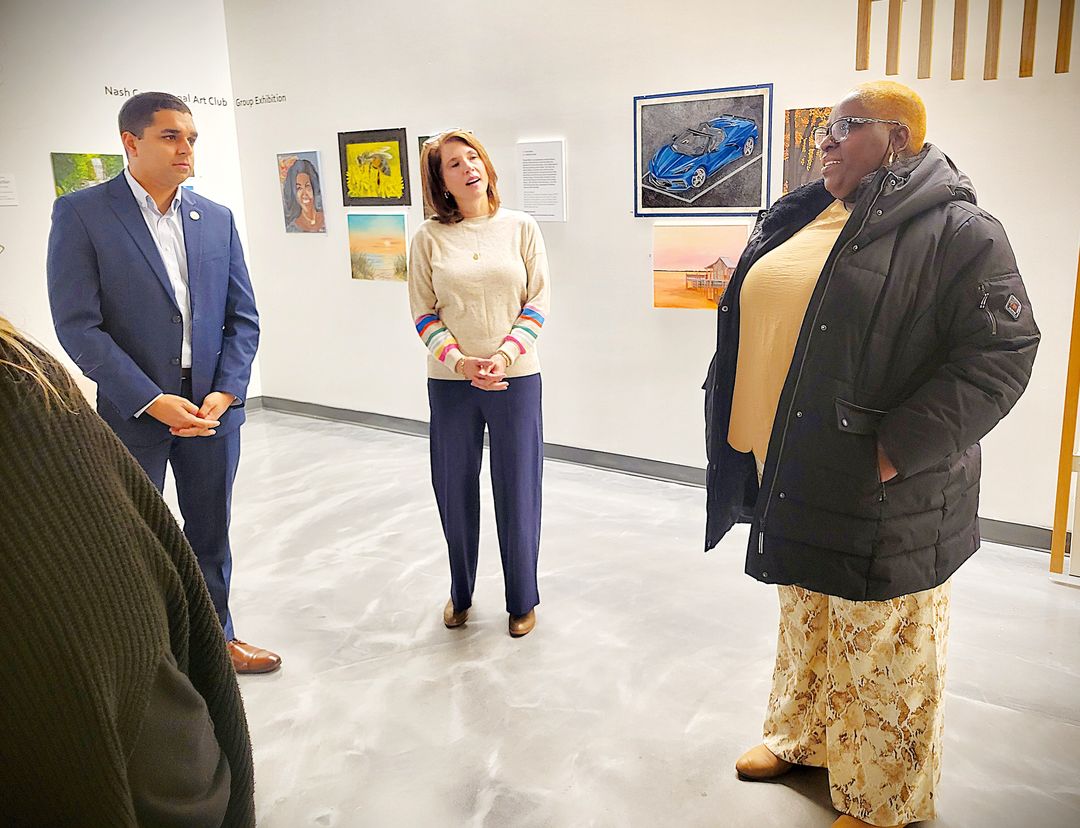 NC first lady visits Nash Correctional inmate art show