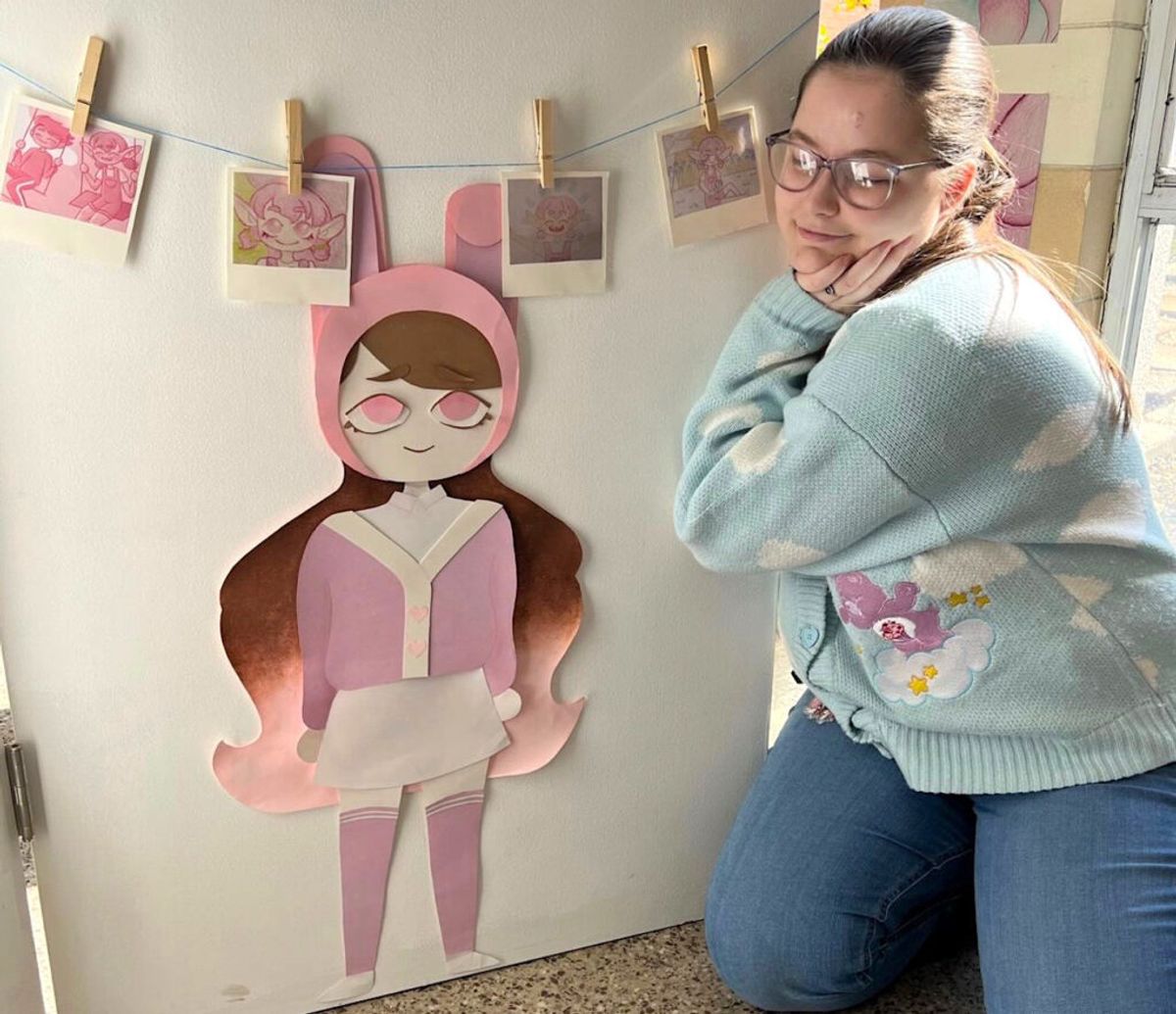 Holly Finch jogs her memory with art project