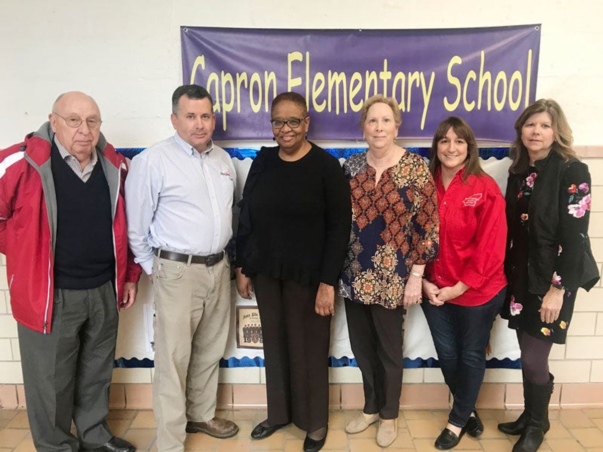 Capron Elementary treats school board members to breakfast