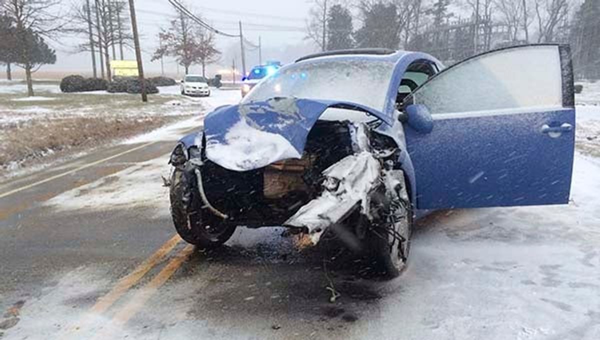 IOW experiences 40 accidents during snow storm