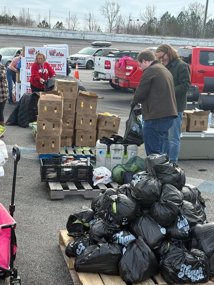 Family 4 Eternity begins food distribution at speedway