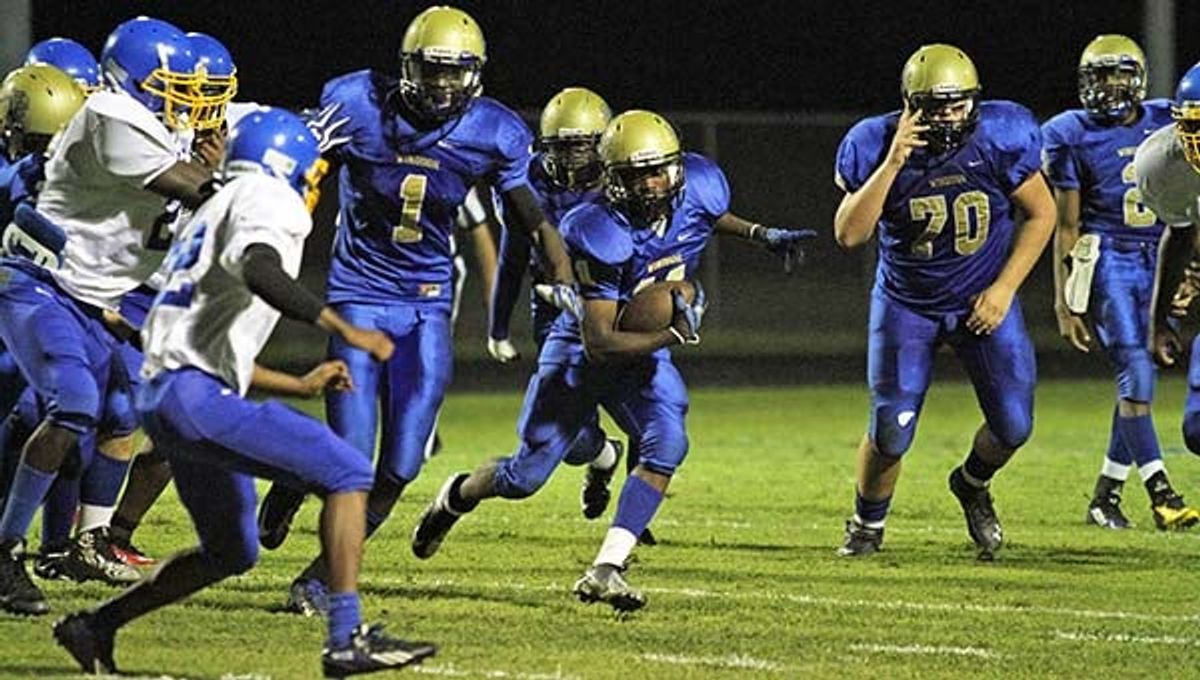 Dukes shutout 'Jackets for Homecoming win