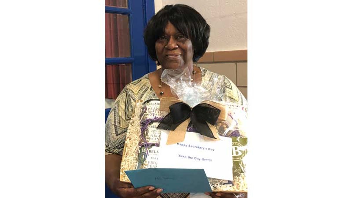 Capron Elementary School celebrates Administrative Assistant Day