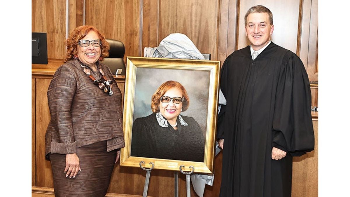 Portrait honors retired Judge Alfreda Talton-Harris