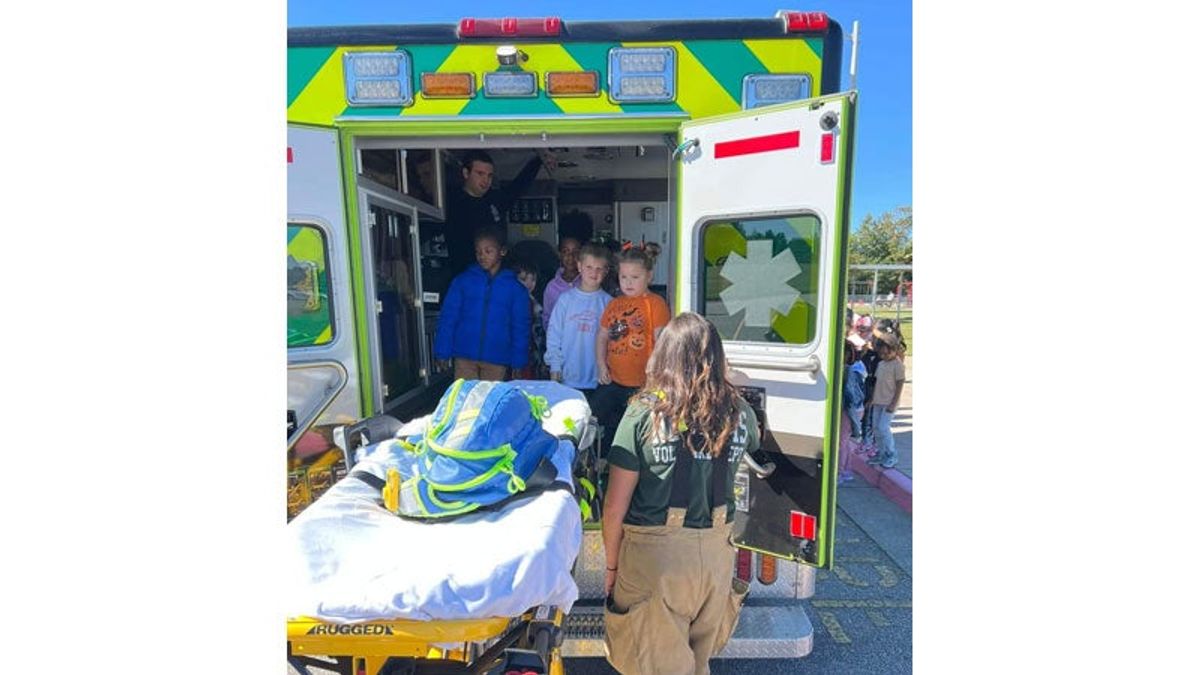 Honoring Fire Safety Week at Meherrin Elementary School