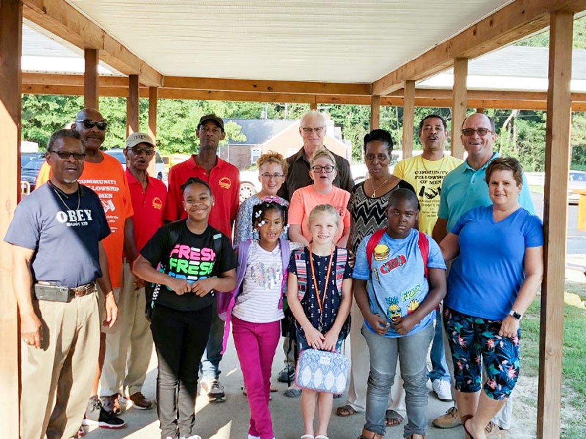 Capron students welcomed on first day