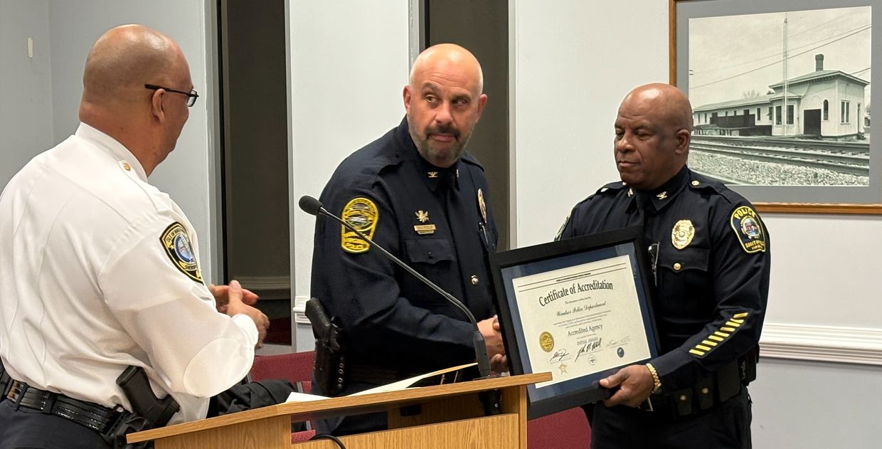 Area law enforcement honors WPD for accreditation