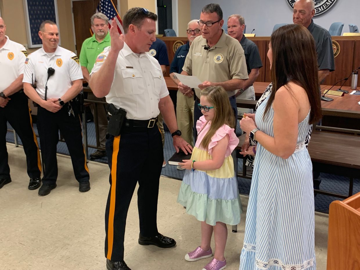 Majane Promoted to Captain in Lower Police Force