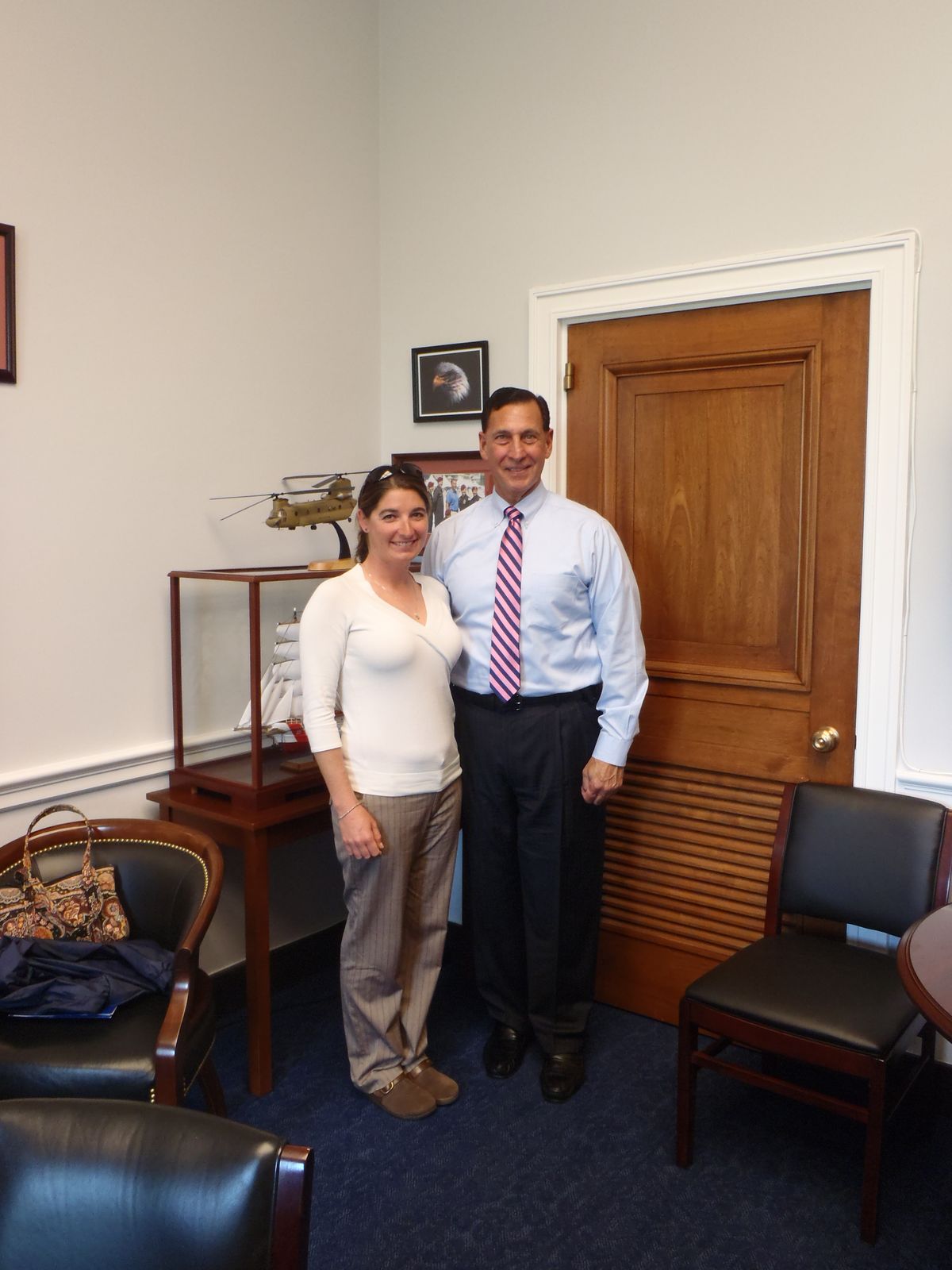 Congressman LoBiondo Meets With Letter Carrier and Local Hero