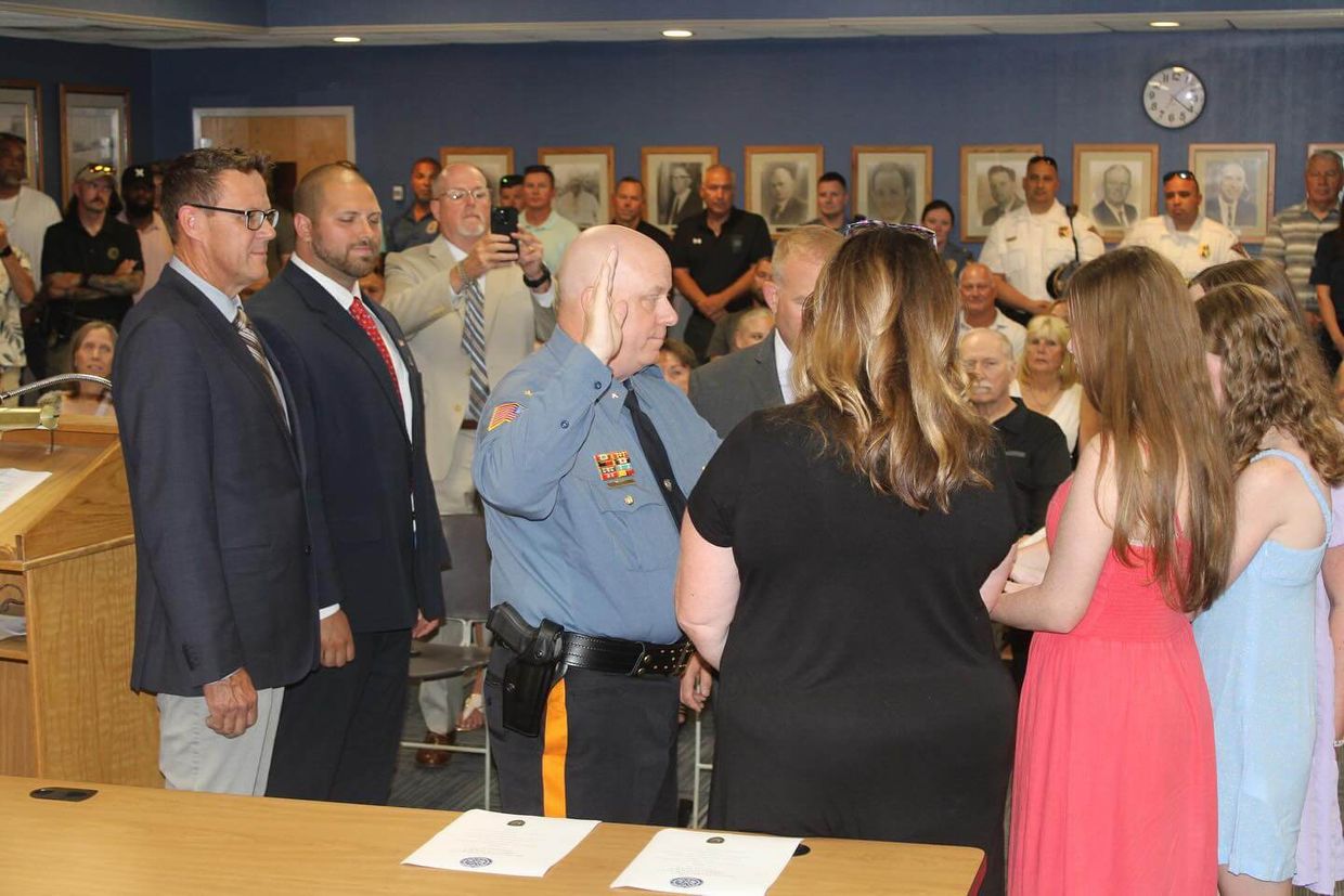 Middle Swears in 18-year Department Veteran as New Police Chief