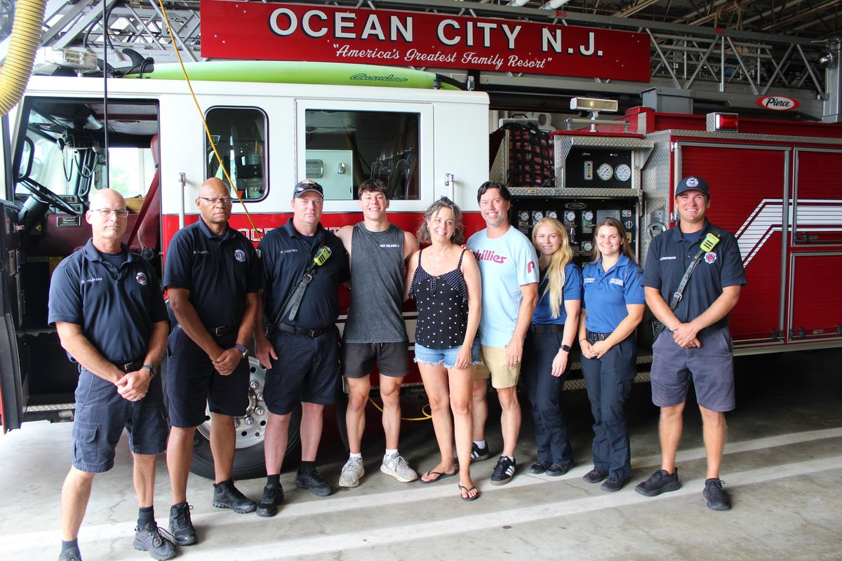 Family Thanks OCFD and AtlantiCare for Life-Saving Response