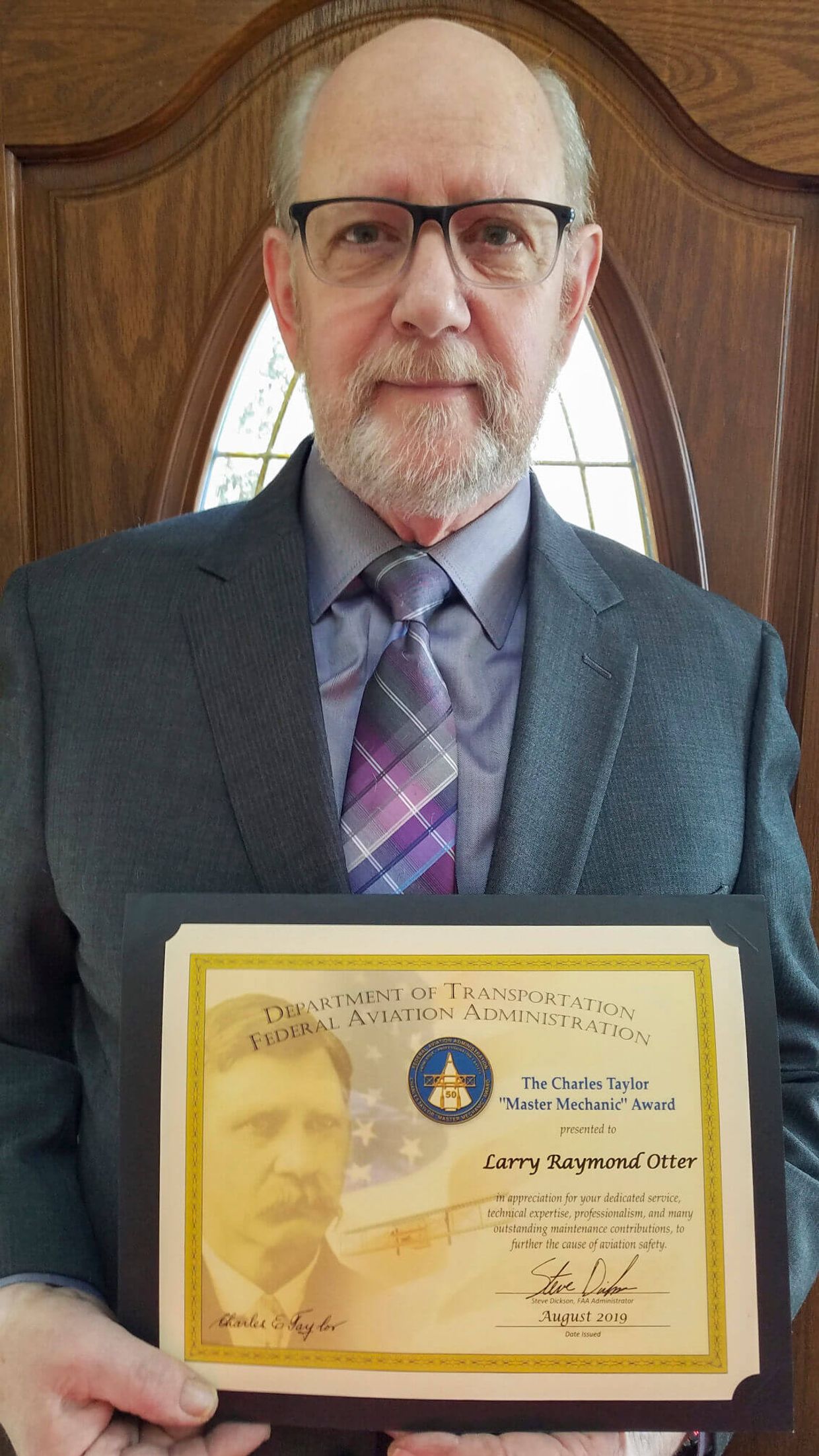 Cape May Resident Receives Aviation Award