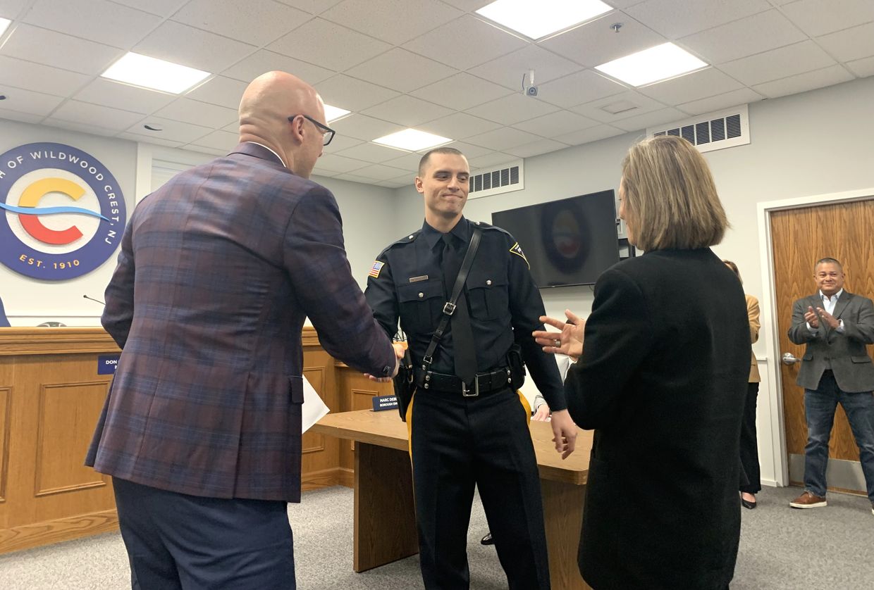 Crest Swears in a Full-time Police Officer
