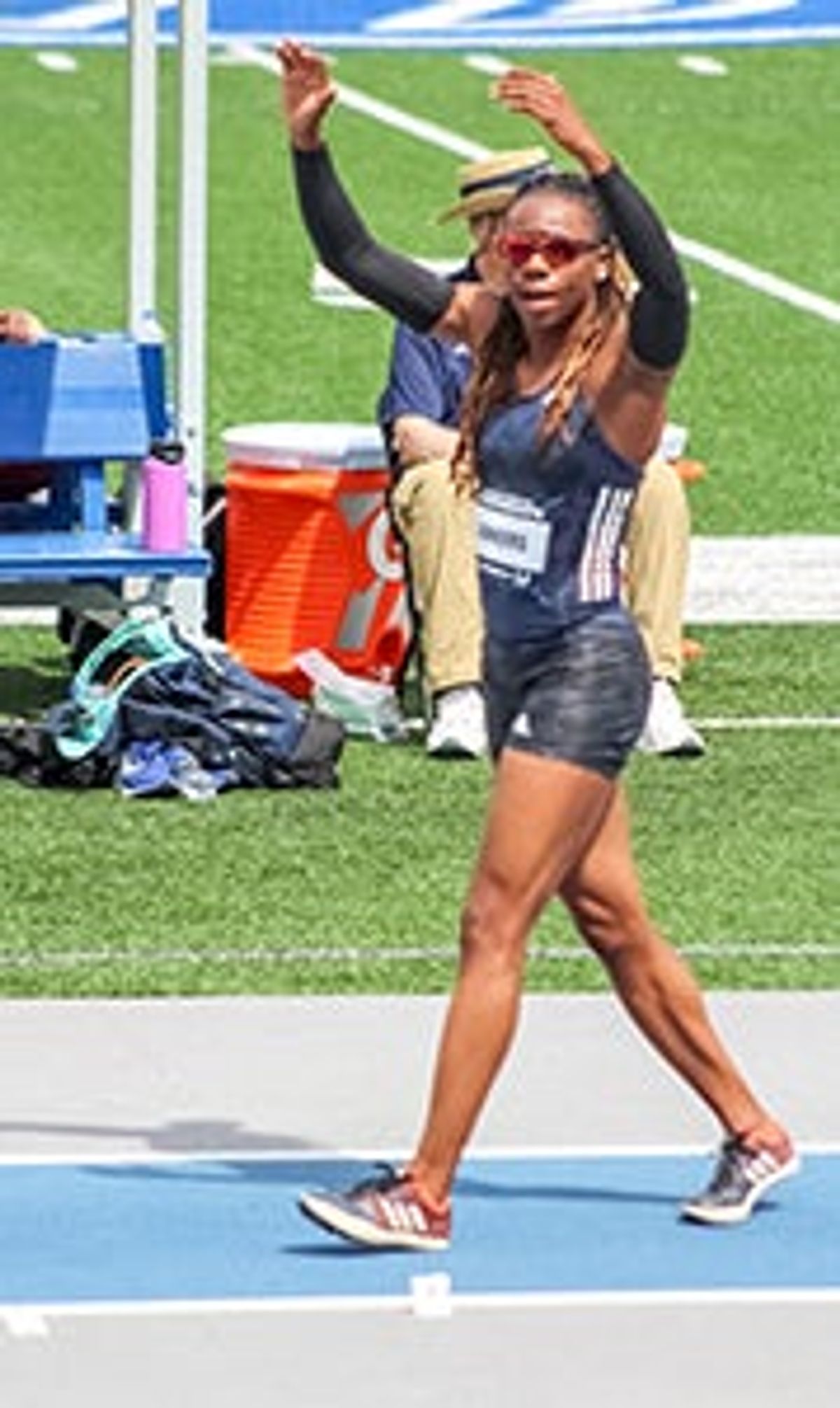 Saunders wins long jump in USATF outdoors