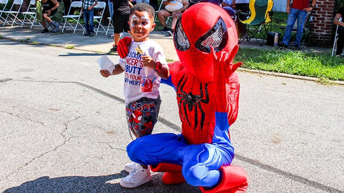 A superhero's parade