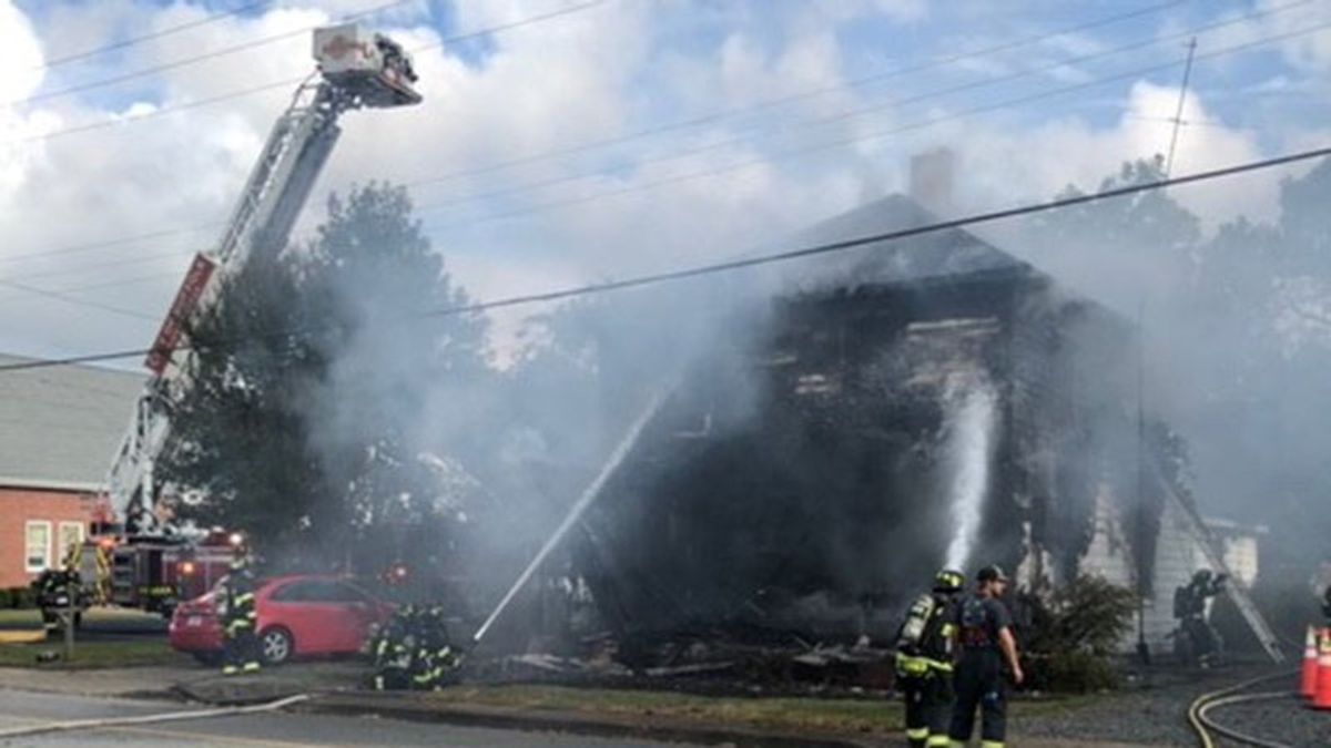 Home in Holland destroyed by fire