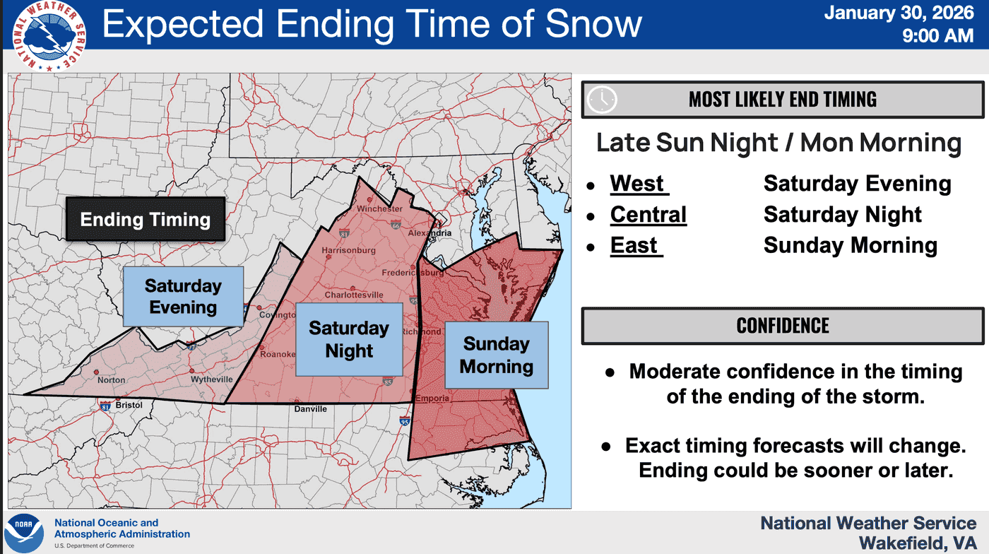 Southeast Virginia faces heavy snow, dangerous wind chills under Winte...