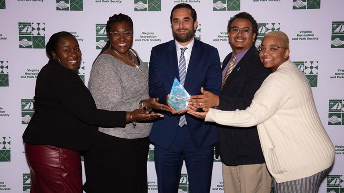 Suffolk Parks and Recreation receives award at VRPS State Conference