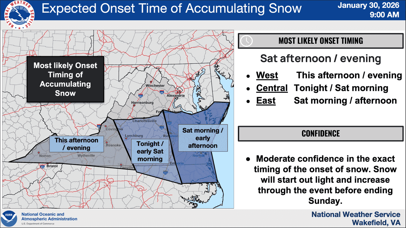 Southeast Virginia faces heavy snow, dangerous wind chills under Winte...