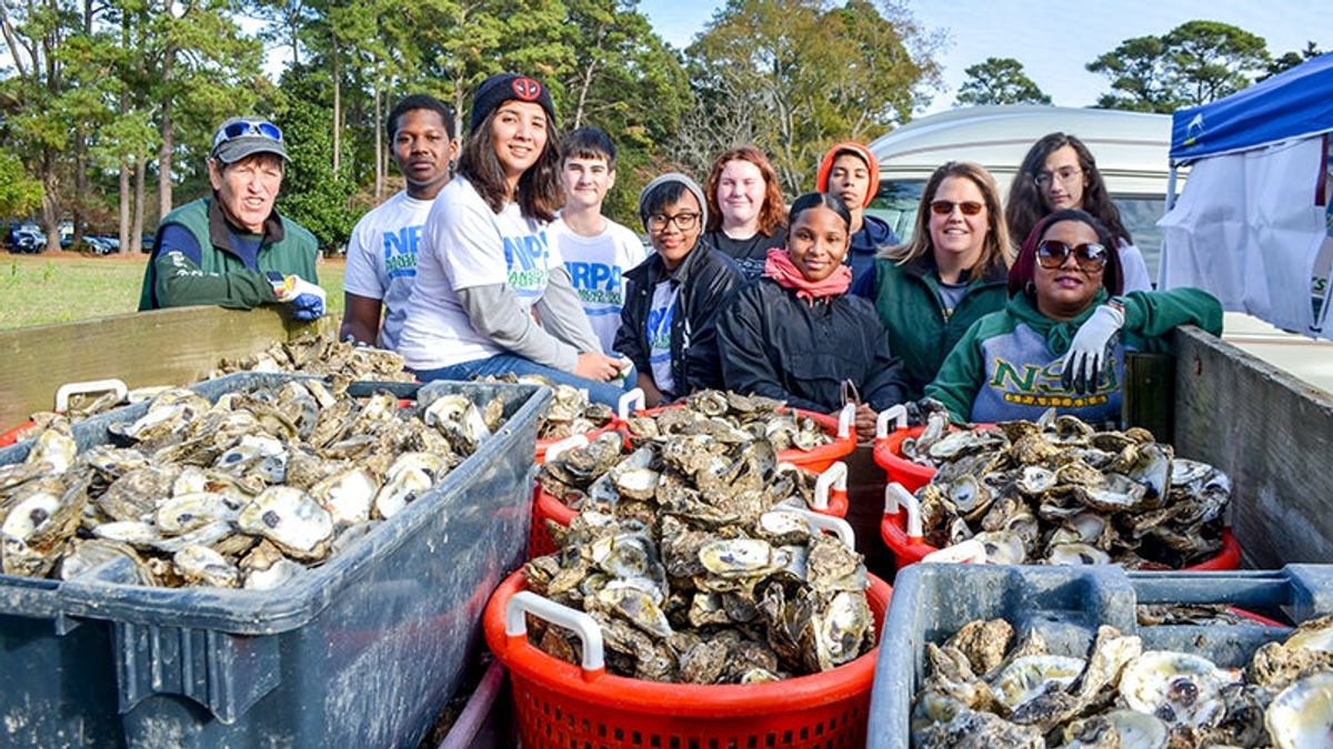 Ecology Club collects shells for waterways