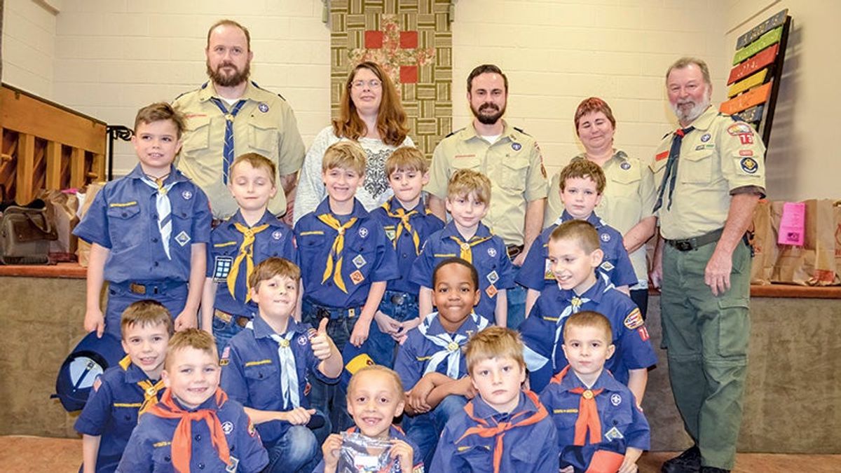 Cub Scouts feed Suffolk homeless