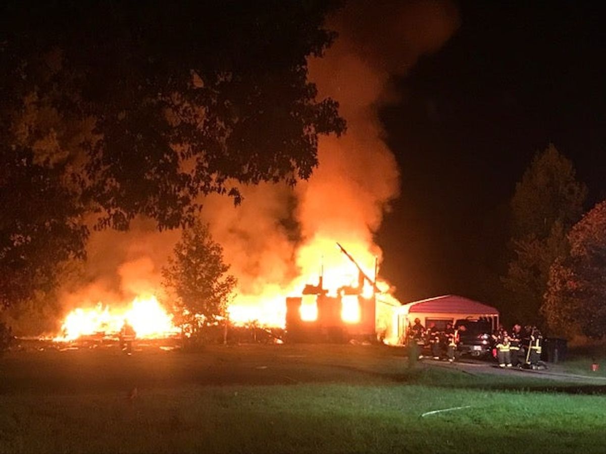 Two critically injured in Driver fire
