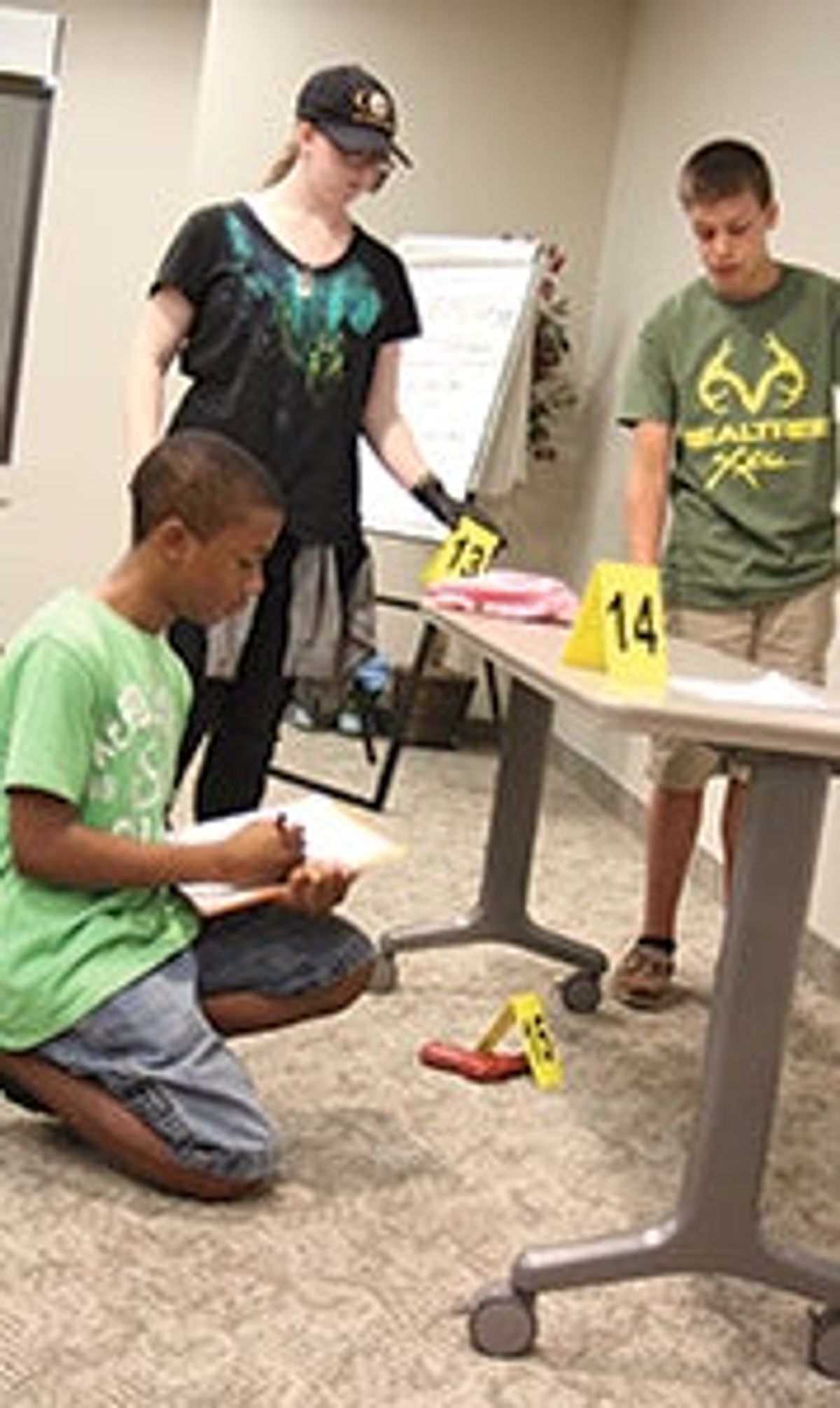 Evidence lights the way at forensics camp