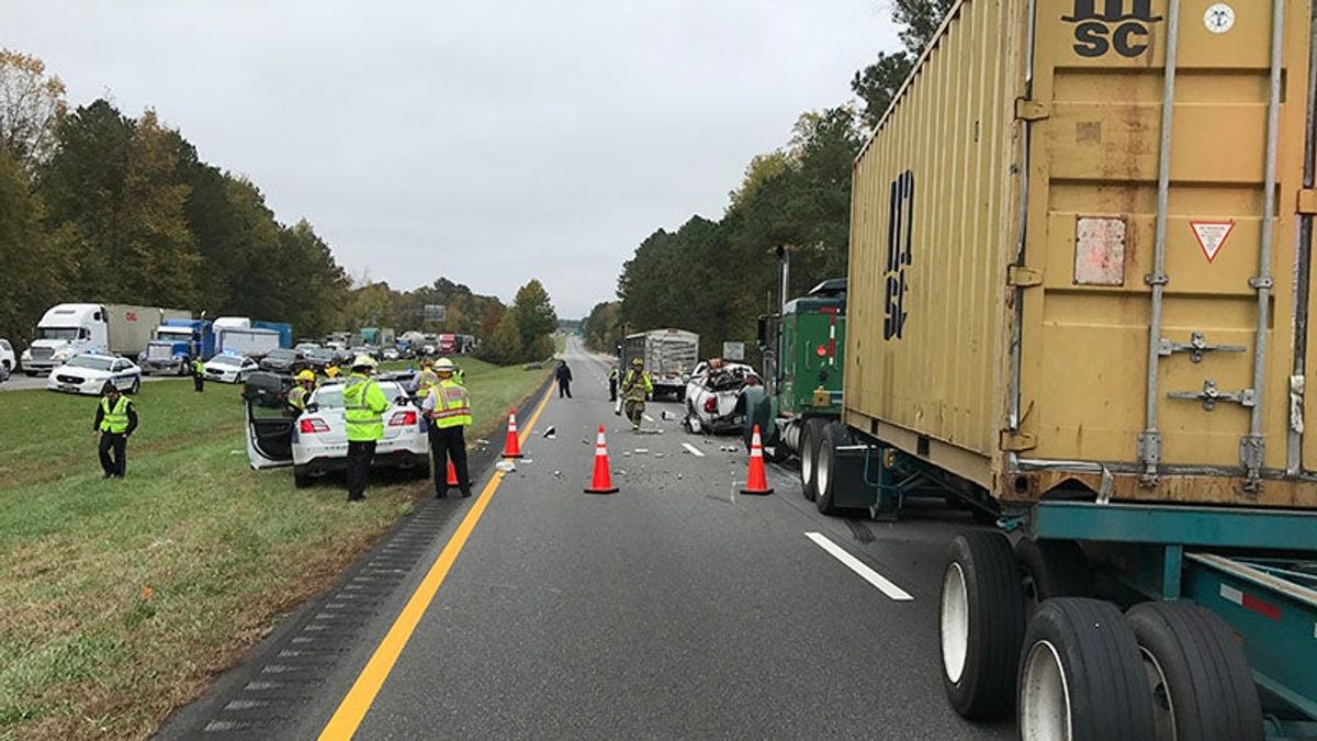 Road reopened after Route 58 crash