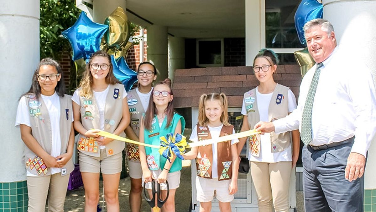 'Biggest little library' built at Mack Benn